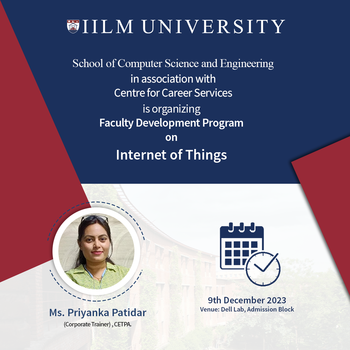 Faculty Development Program on Internet of Things | IILM University ...