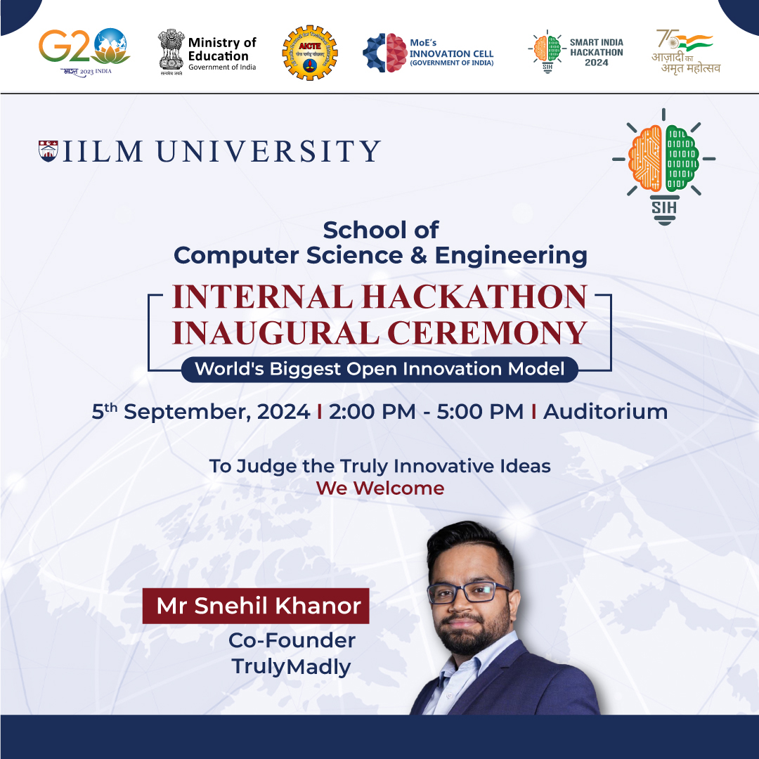 Internal Hackathon Inaugural Ceremony | IILM University, Gurugram