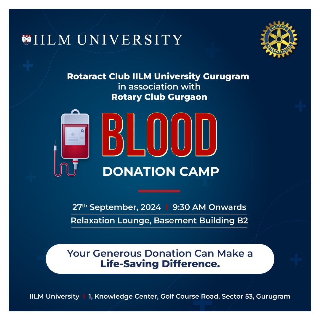 Blood Donation Camp | IILM University, Gurugram