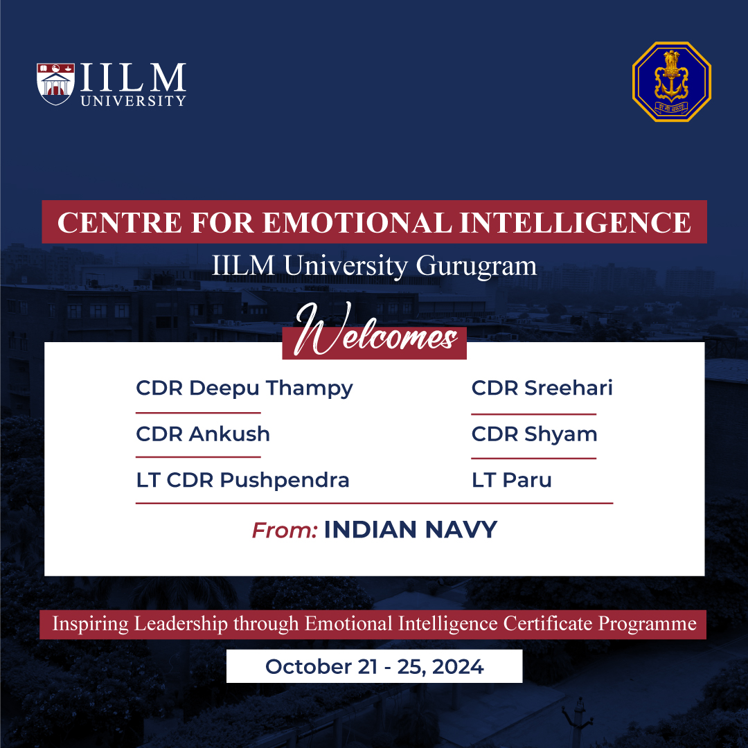 Inspiring Leadership through Emotional Intelligence Certificate Programme | IILM University ...