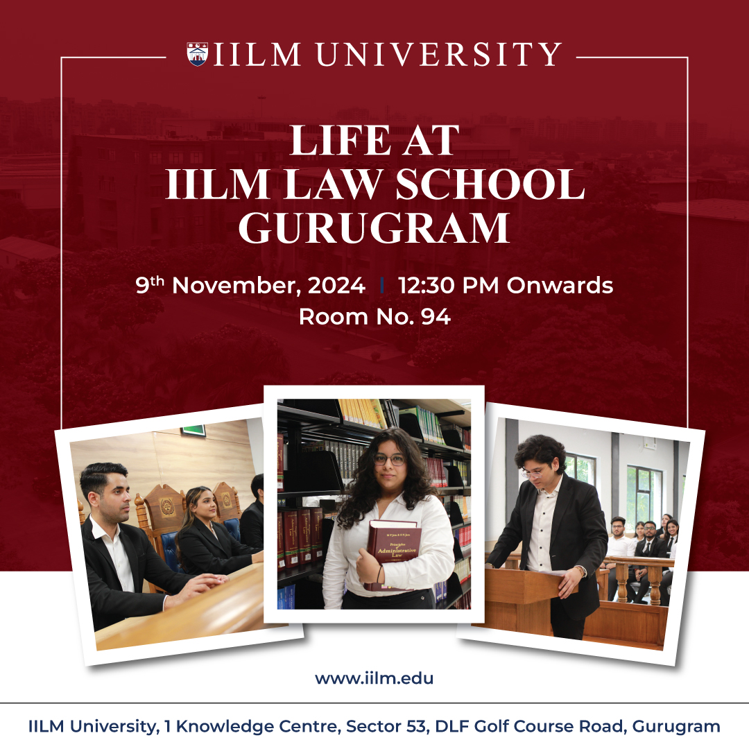 Life at IILM Law School Gurugram | IILM University, Gurugram
