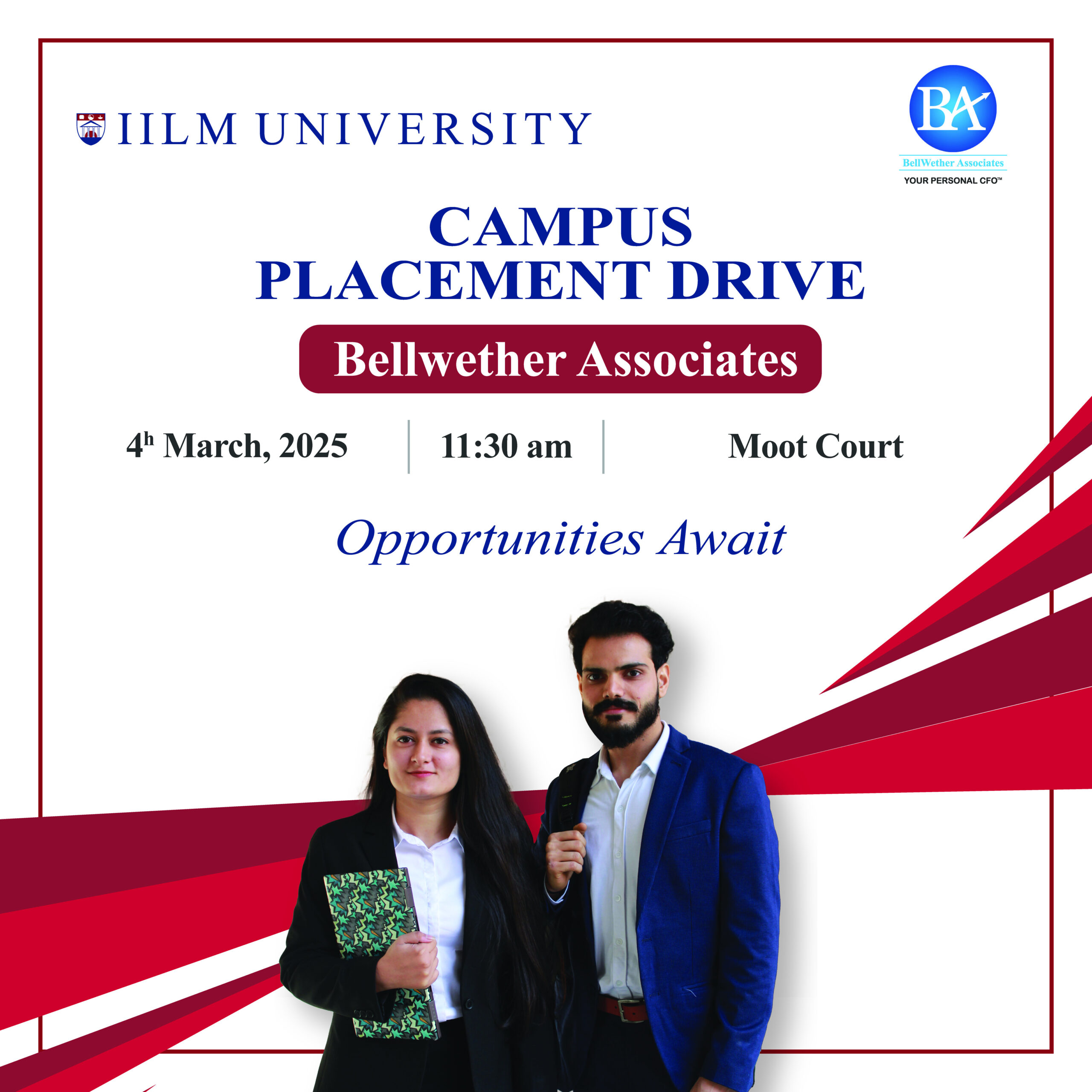Campus Placement Drive - Bellwether Associates | IILM University, Gurugram