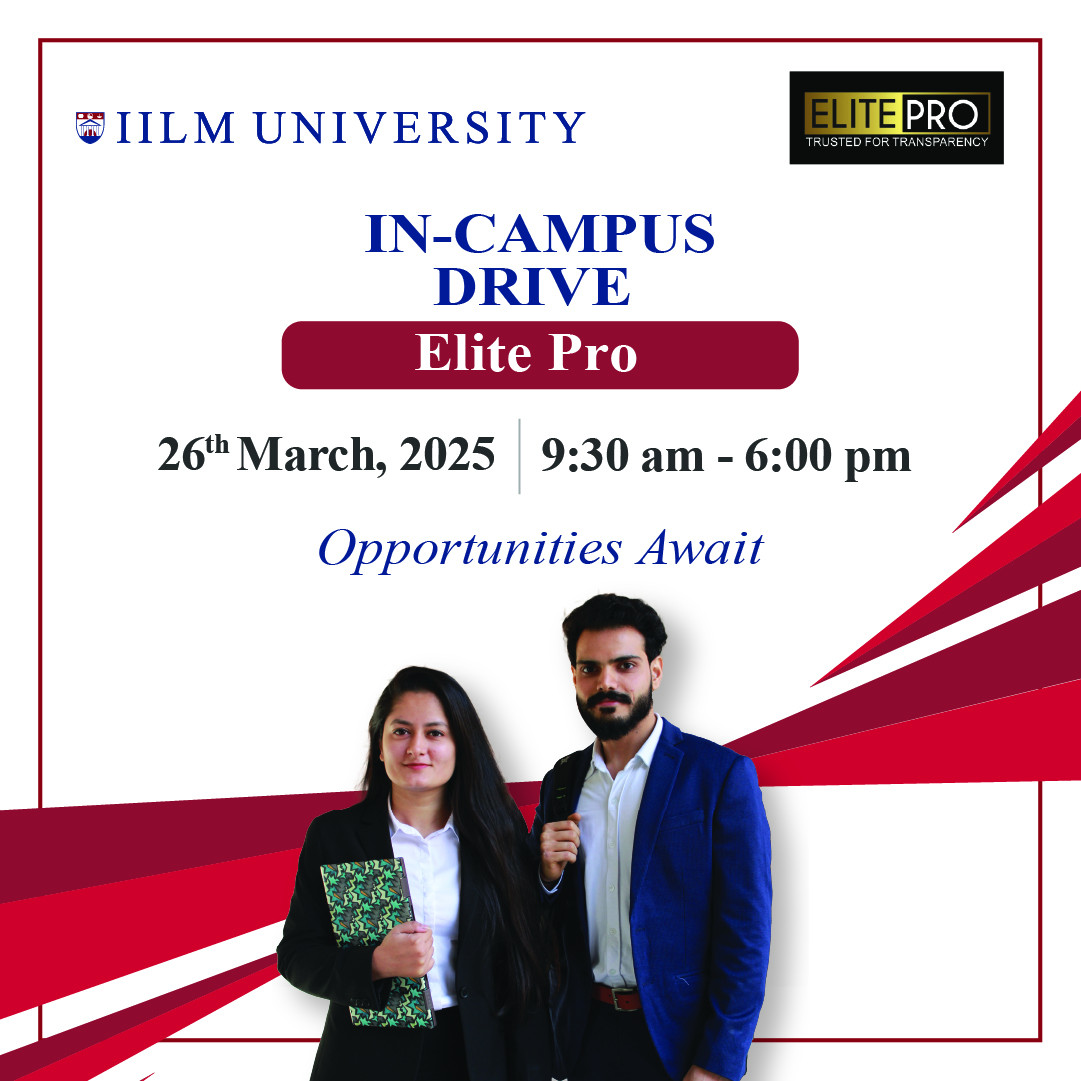 In-Campus Drive-Elite Pro | IILM University, Gurugram
