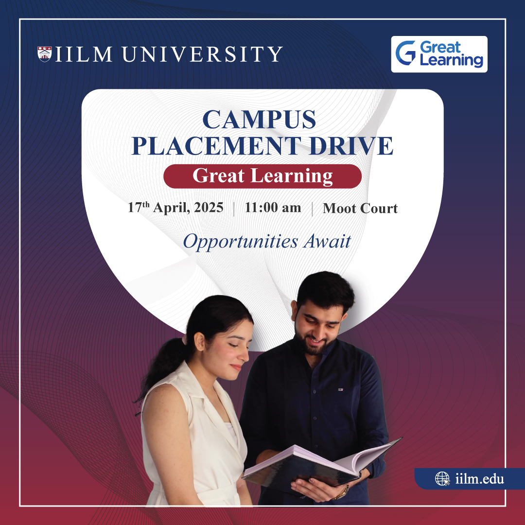 Campus Placement Drive- Greate Learning | IILM University, Gurugram